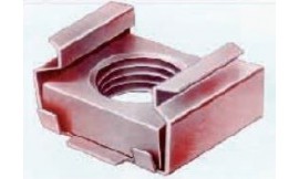 Ecrou cage M12 - écrou acier, cage inox